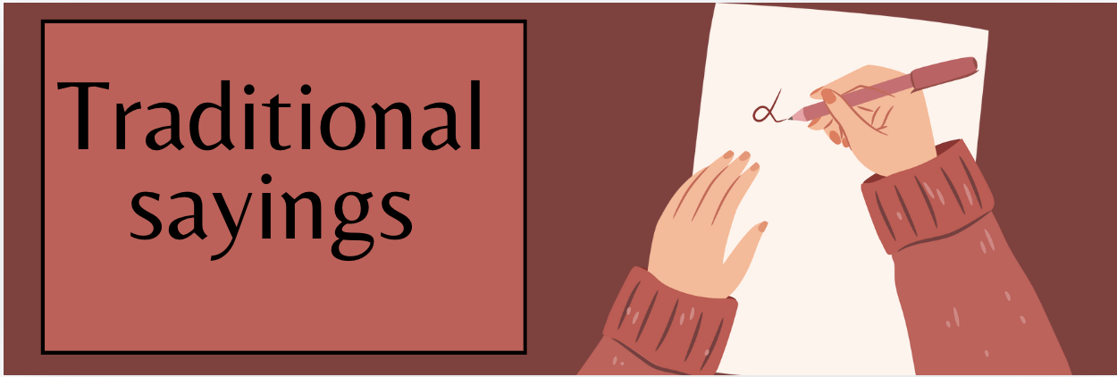 #74-Traditional Sayings | Westside Excellence in Youth